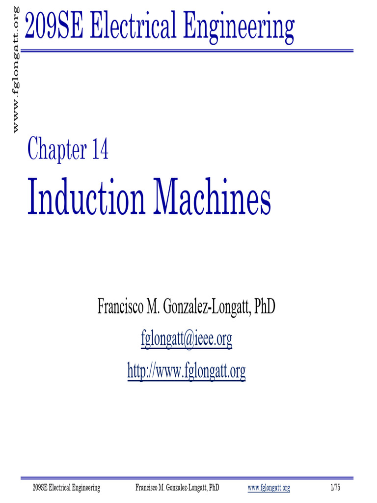 Induction Machines Overview and Operation | PDF | Electric Motor ...