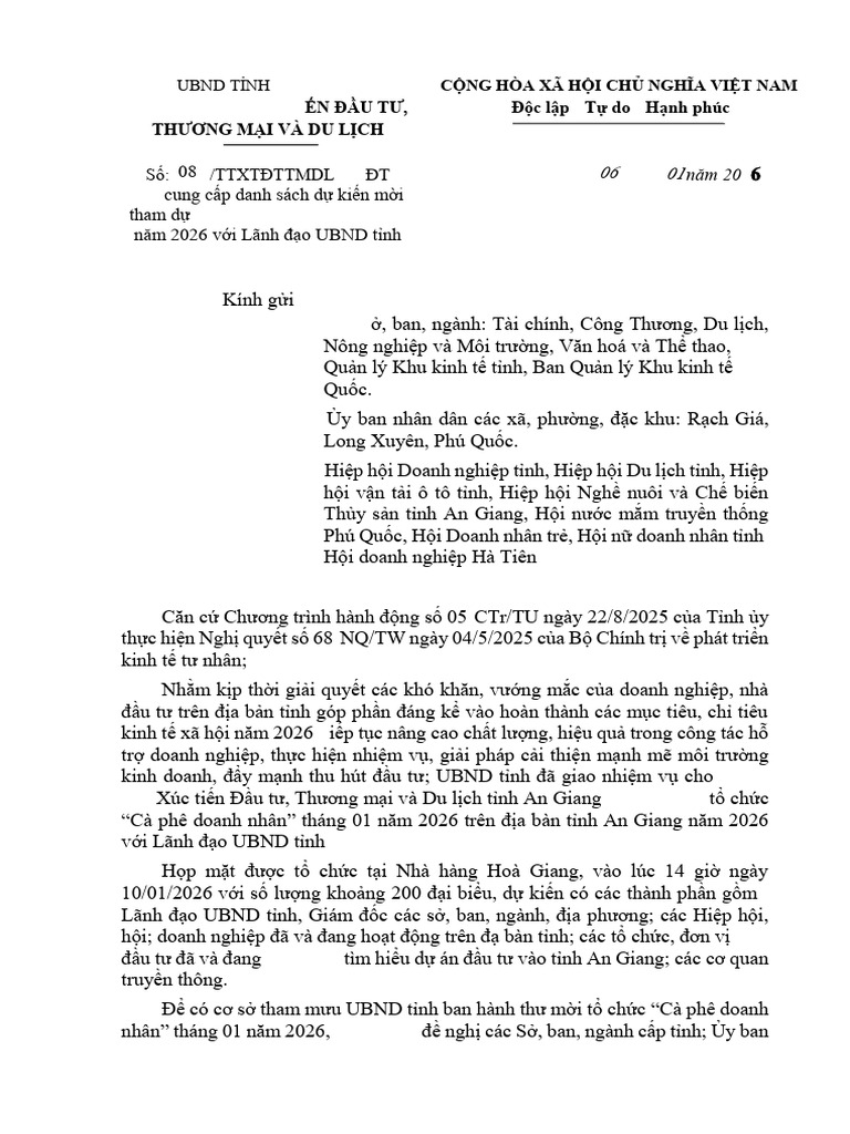 08. Phoi Hop Cung Cap Danh Sach Dn Moi Du Hop Mat T01.2026 | PDF