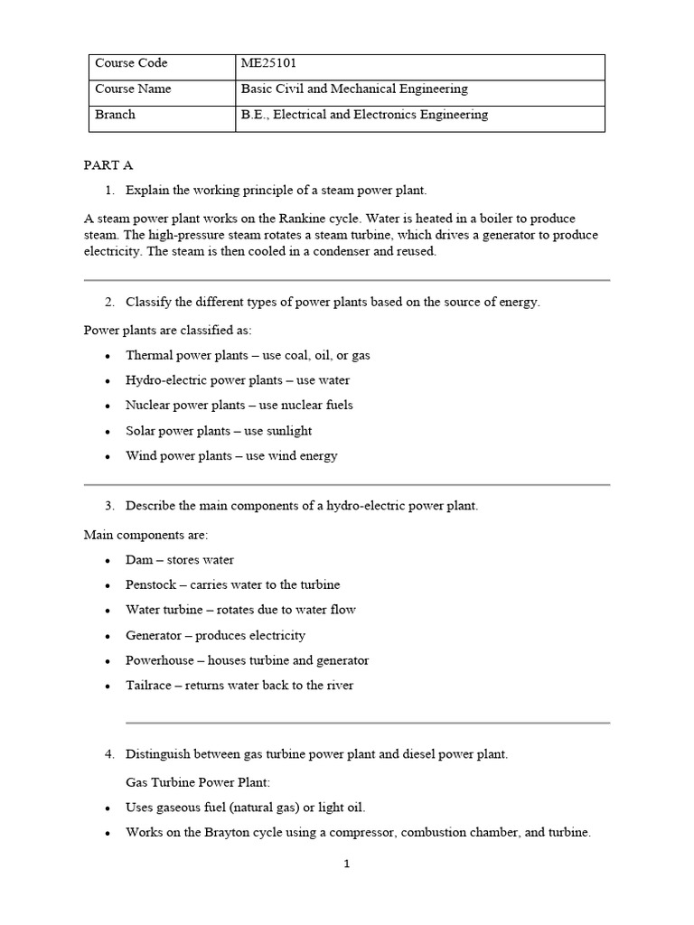 Basic Mechanical engineering | PDF | Internal Combustion Engine | Diesel Engine