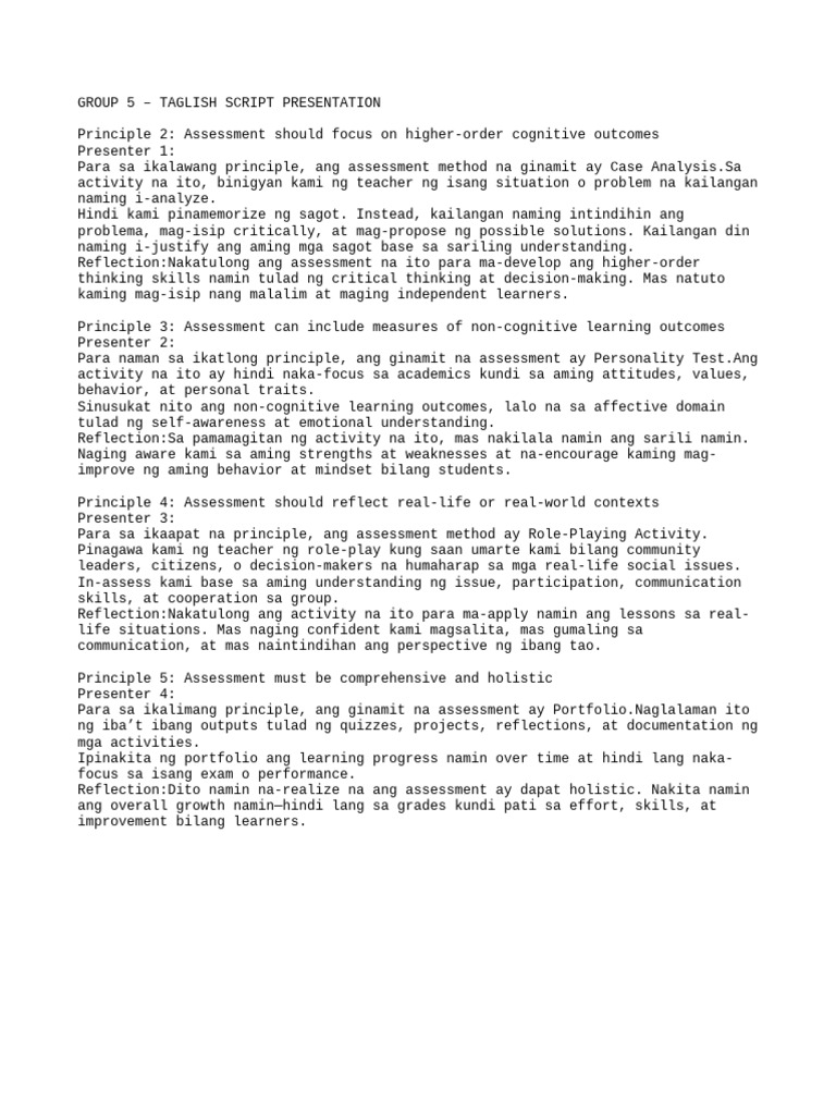 Guided Presentation Script 2 5 | PDF