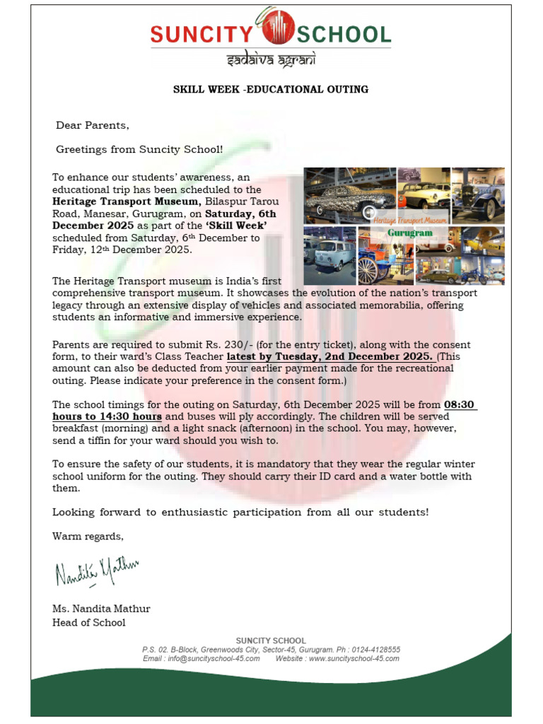 Skill Week Circular | PDF