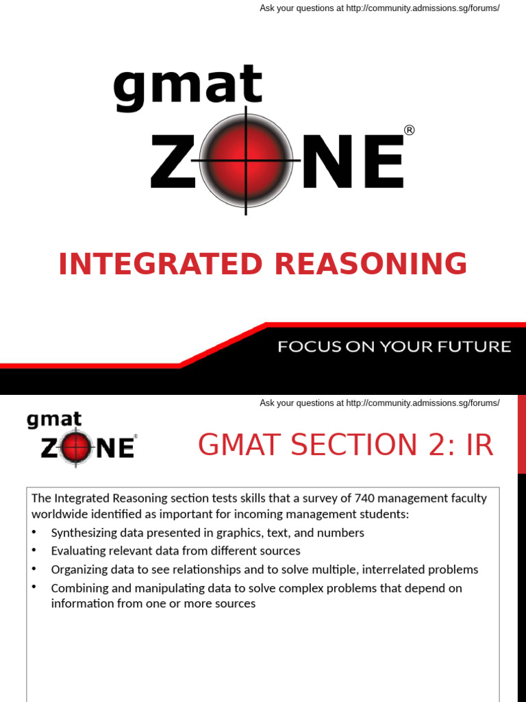 IR - Two Part Analysis | PDF | Graduate Management Admission Test