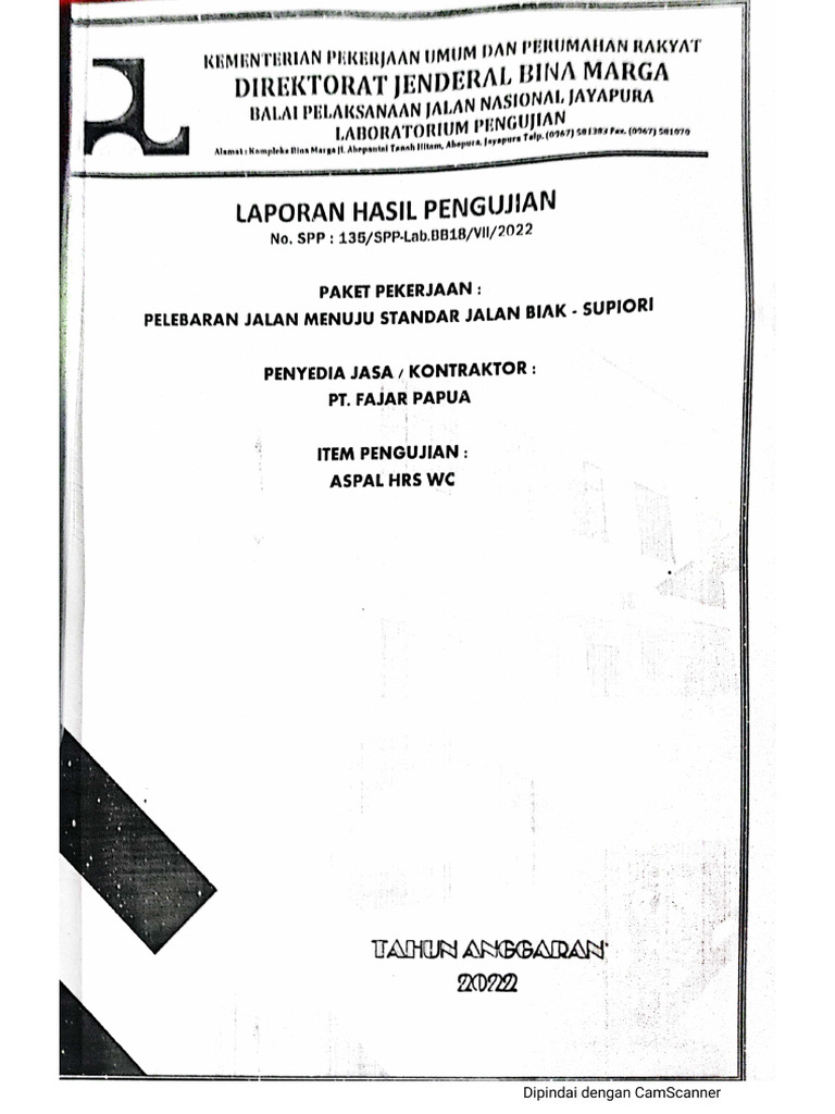 JMD HRS WC FAJAR PAPUA | PDF