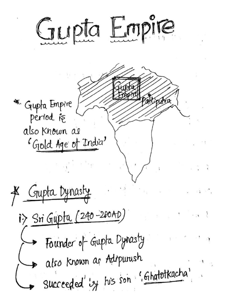 Gupta Dynasty Basic | PDF