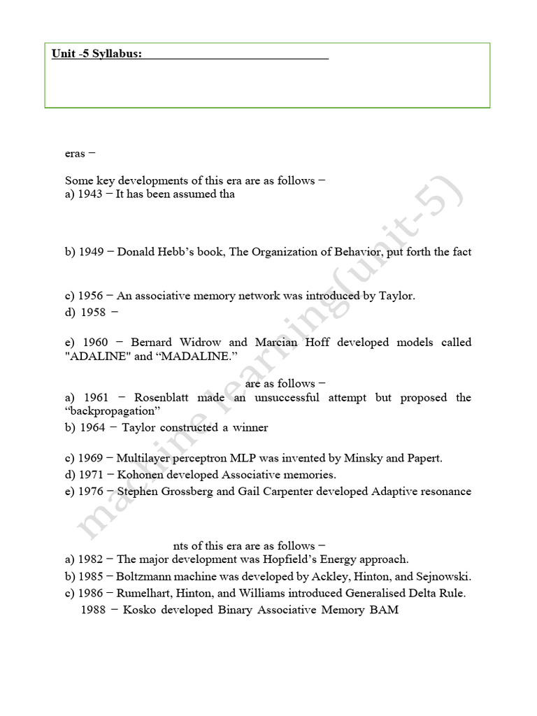 History and Basics of Neural Networks | PDF | Neuron | Dendrite