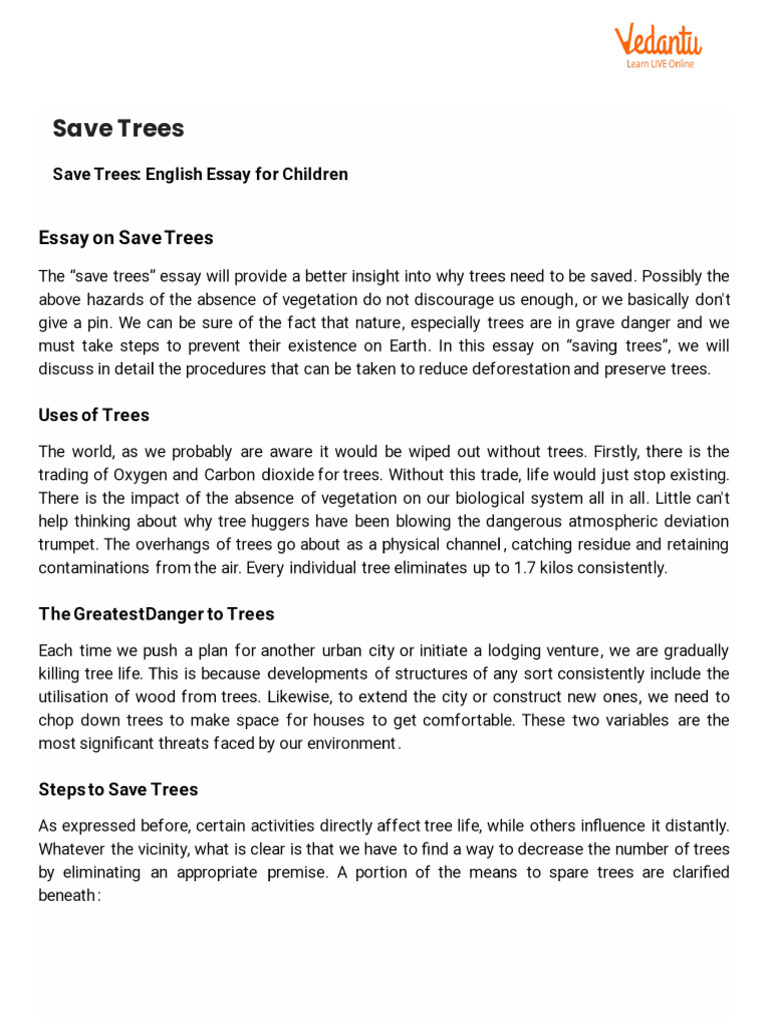 Save Trees | PDF