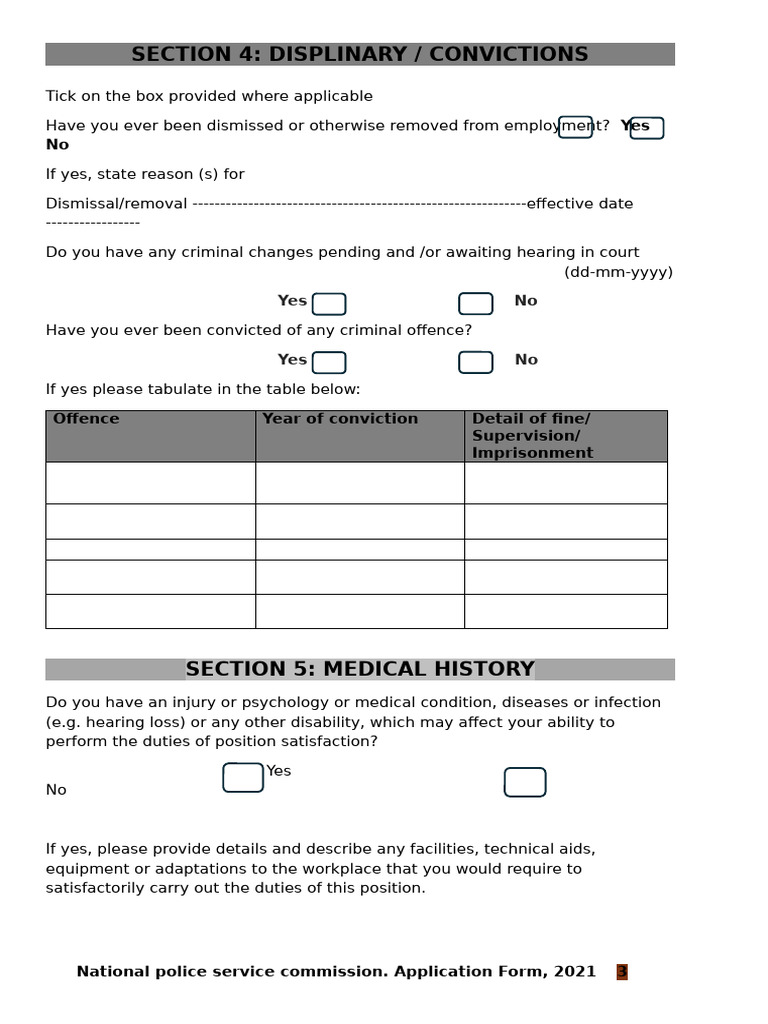 Tick On The Box Provided Where Applicable | PDF