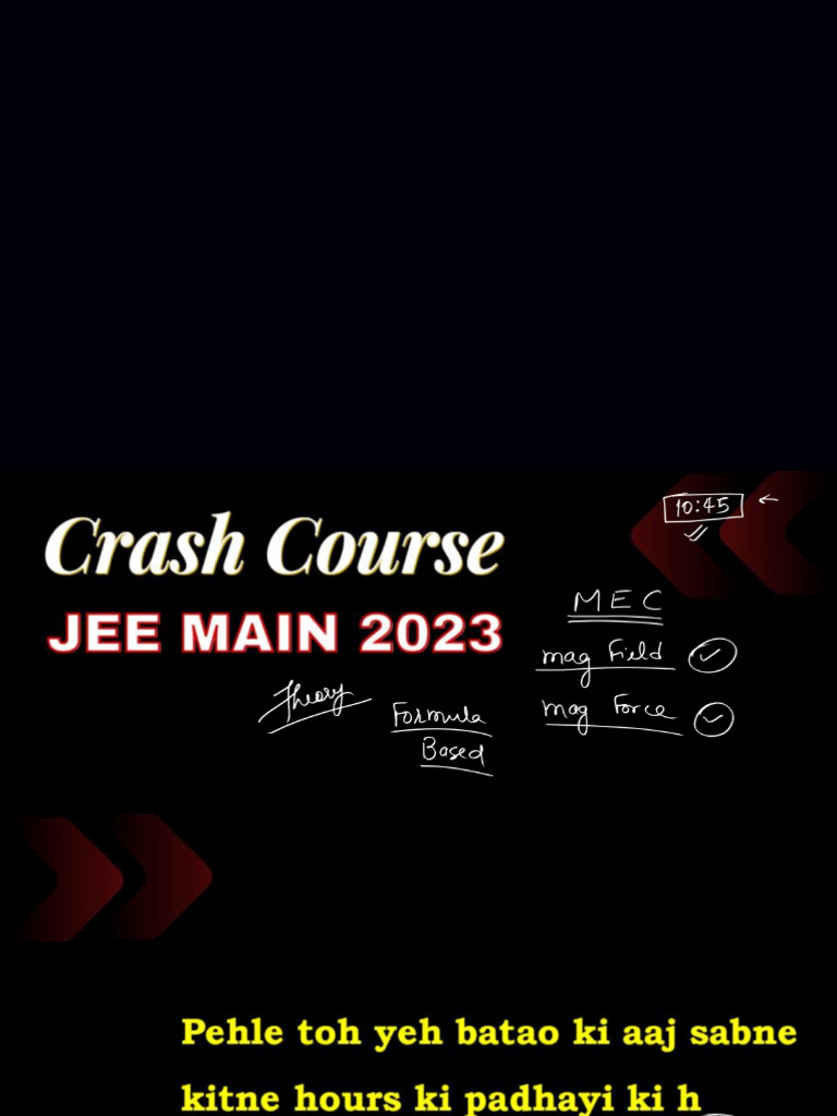 MEC Class Notes | PDF