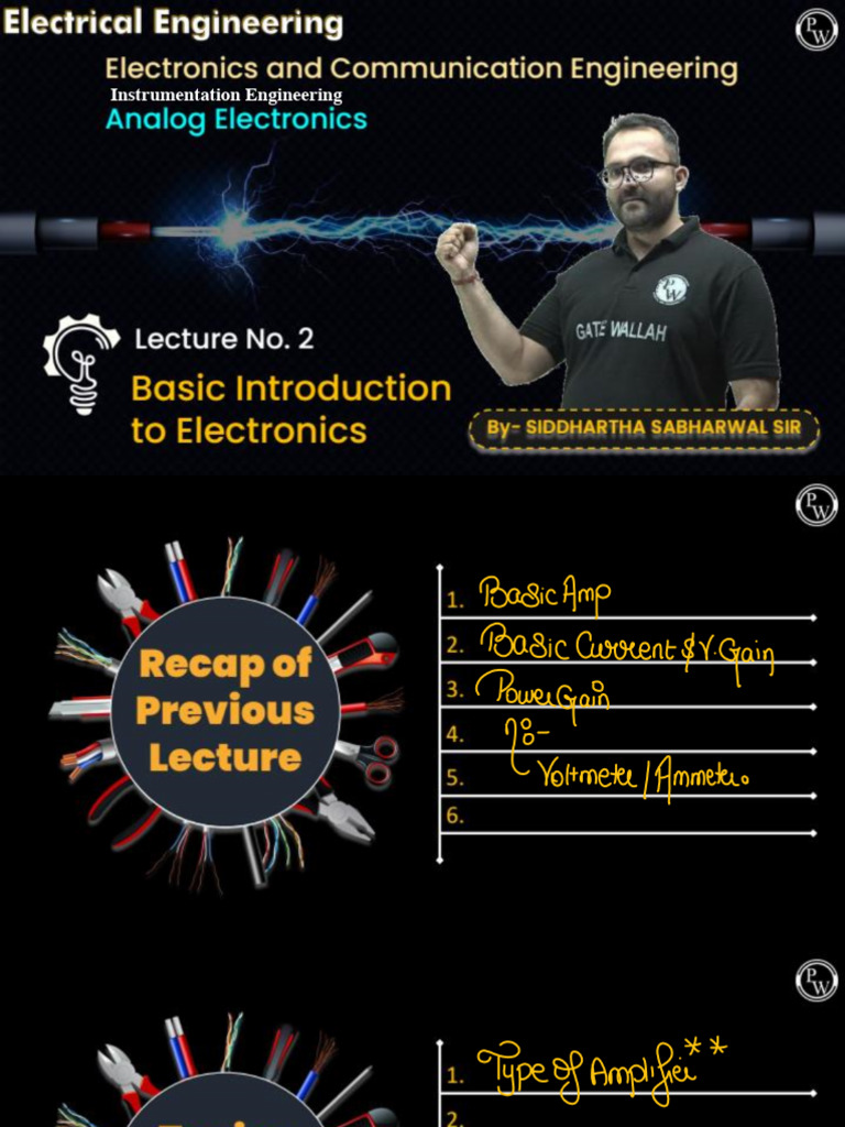 Basic Introduction To Electronics 02 C | PDF