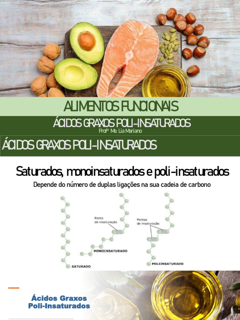 Ácidos_graxos_poli-insaturados_-_Aula_5 | PDF | Ácido graxo | Ácido ...