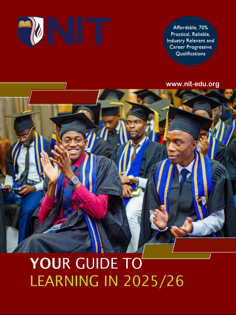 NIT Prospectus 2025/26 Overview | PDF | Pharmacology | Educational ...