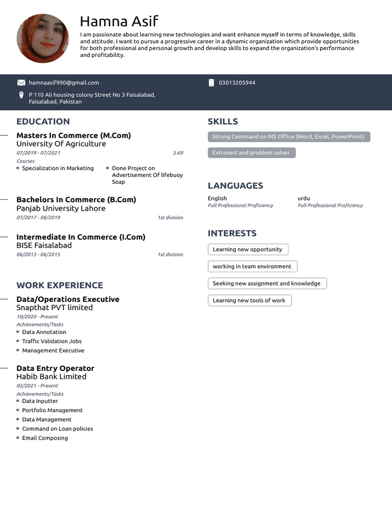Rozee-CV-11747778-hamna- | PDF
