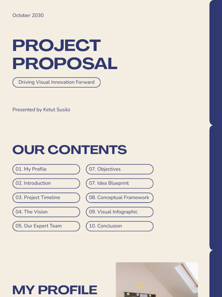 Blue and Beige Simple Project Proposal Presentation_20260119_001556_0000 | PDF | Creativity