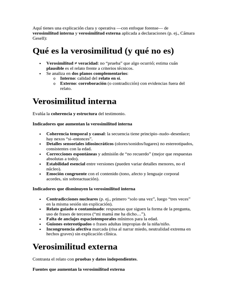 Que Es La Verosimiltud | PDF | Conceptos psicologicos | Sicología