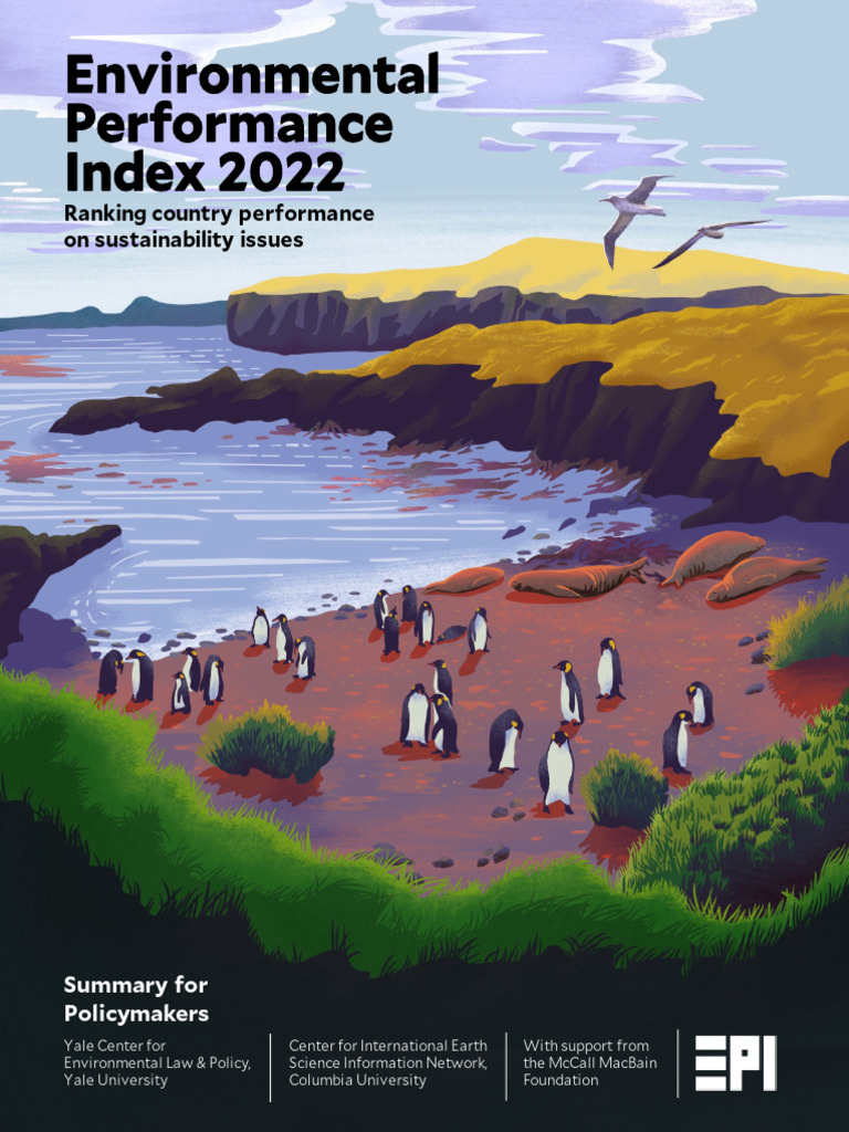 Environmental Performance Index (Yale, 2022) ‘Policymakers Summary ...