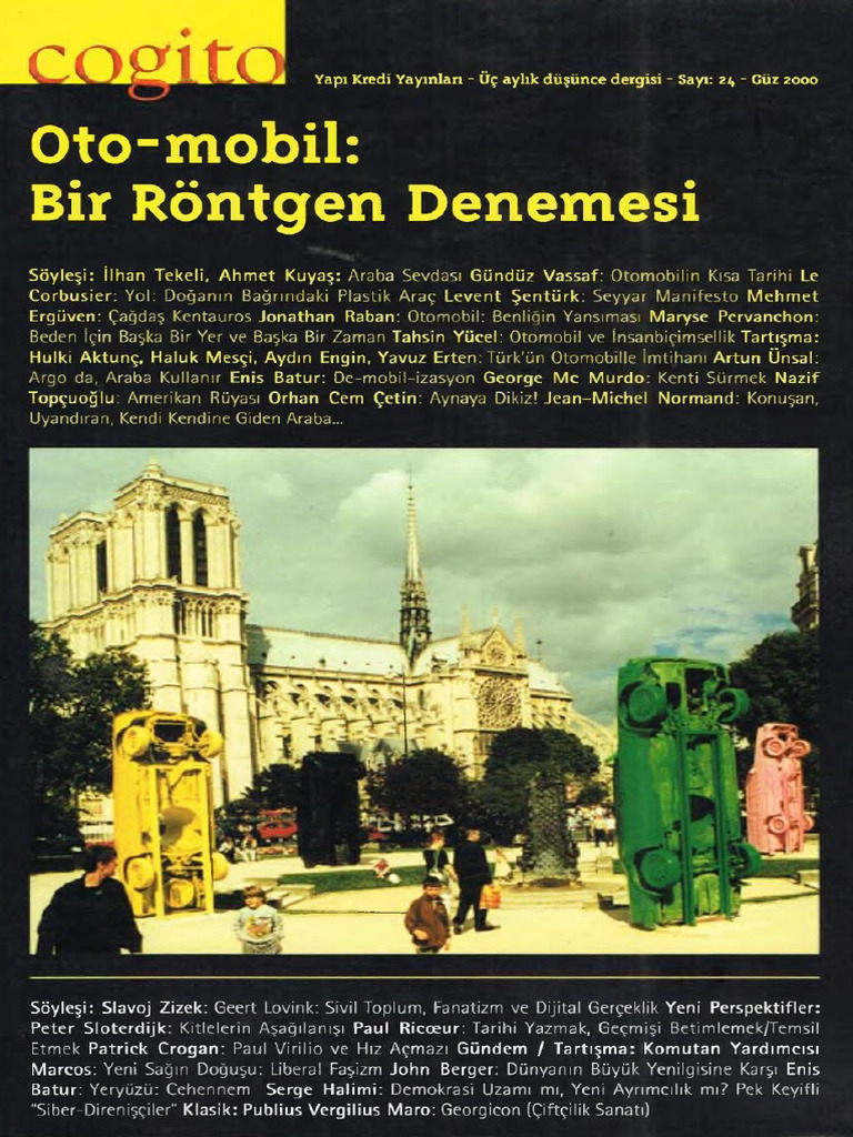 Cogito 24. Sayı - Oto-Mobil & Bir Röntgen Denemesi | PDF