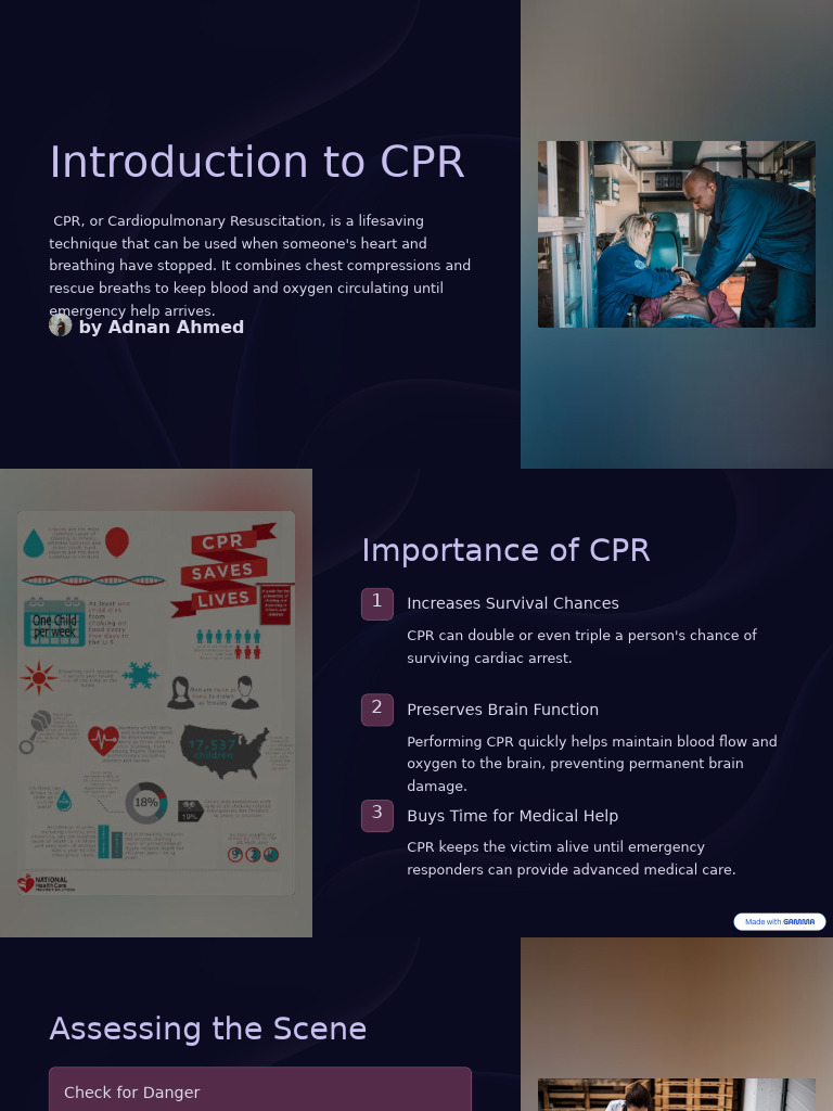 Introduction to CPR | PDF | Cardiopulmonary Resuscitation | Physiology