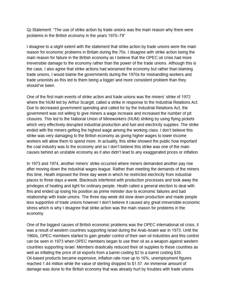 History Q2 | PDF | 1973 Oil Crisis | Opec
