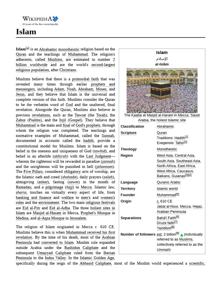 Islam | PDF | Ali | Hajj