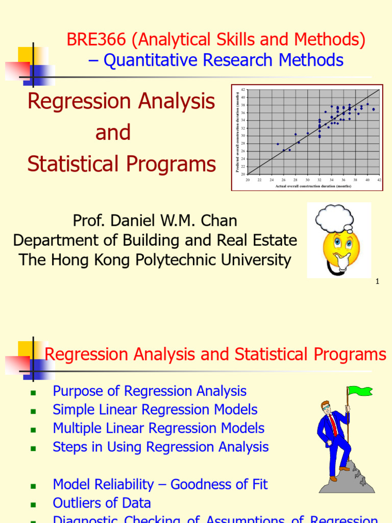 4. Regression Analysis and Statistical Programs_2025 | PDF | Errors And Residuals | Regression ...