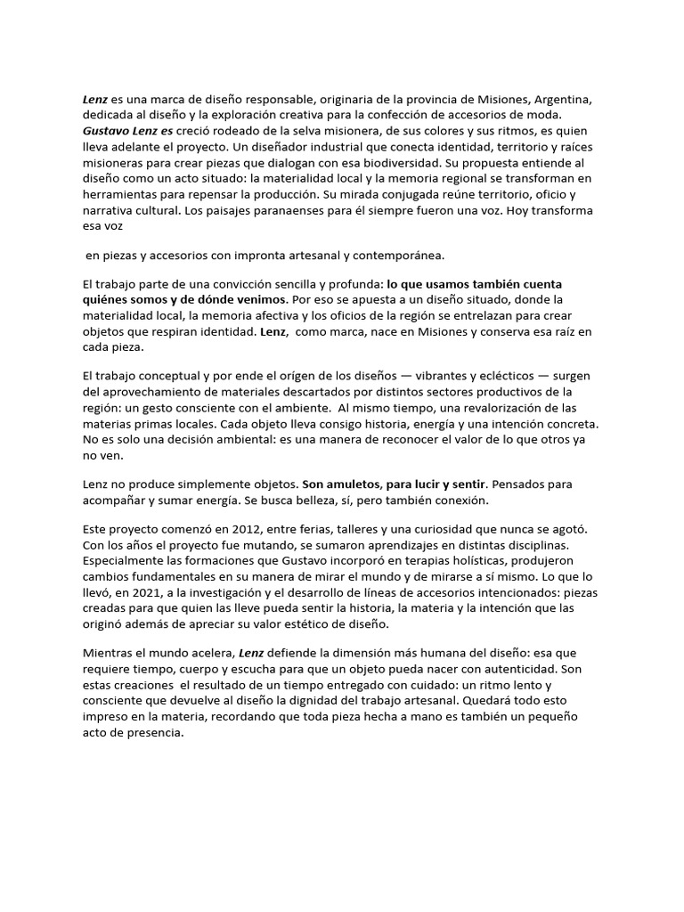 Lenz. X Cecilia Bogado | PDF | Diseño