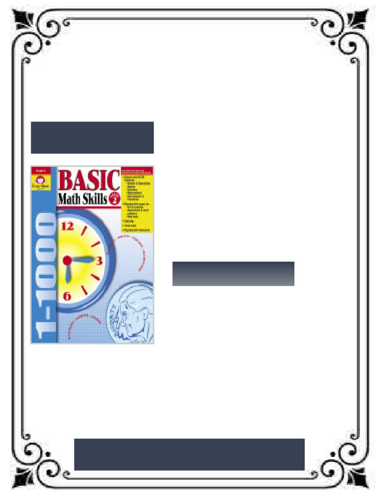 Basic Math Skills Grade 2 Evan Moor Ebook Open Immediately File | PDF | National Council Of ...