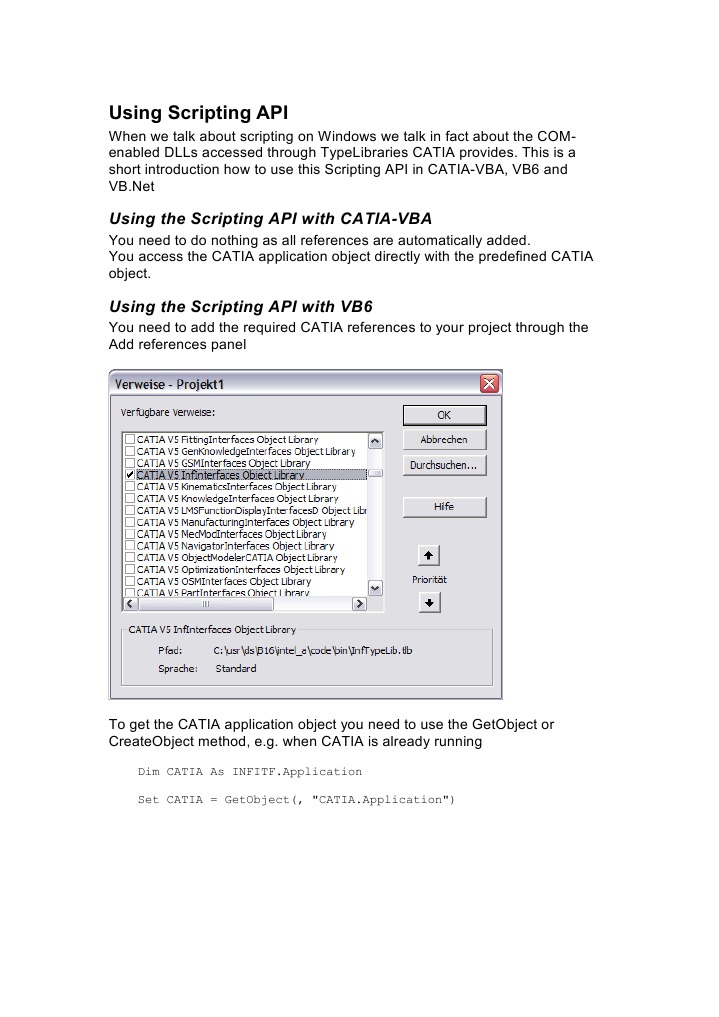 Catia V5 Api | PDF | Library (Computing) | Component Object Model
