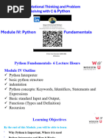 Module 1 Completion Test: Python Basics | PDF