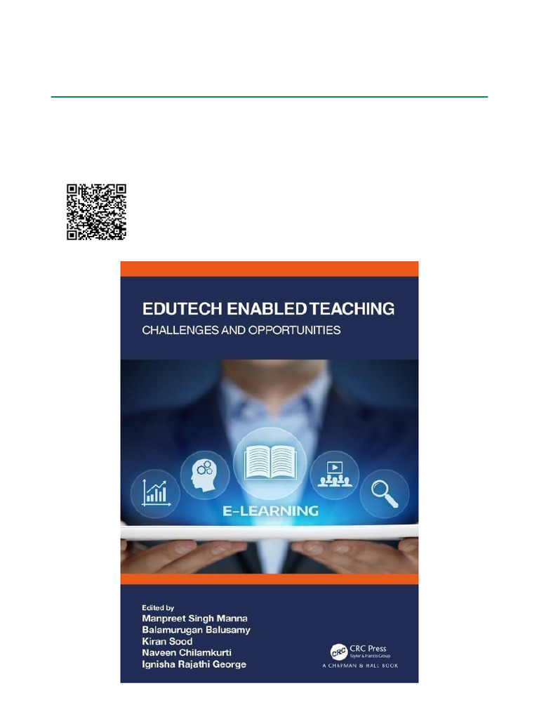 Edutech Enabled Teaching Challenges and Opportunities 1st Edition ISBN 9781032185217, 103218521X ...