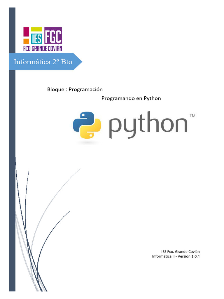 apuntes II Python | PDF | Python (lenguaje de programación ...