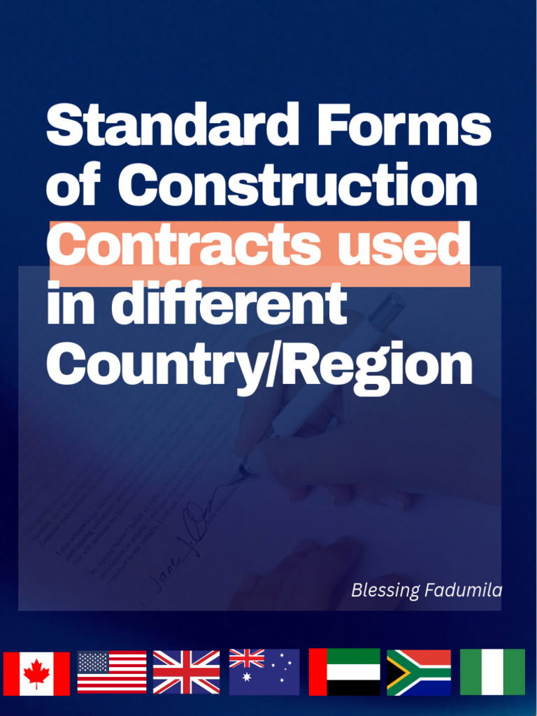 Construction Contract Forms Worldwide | PDF