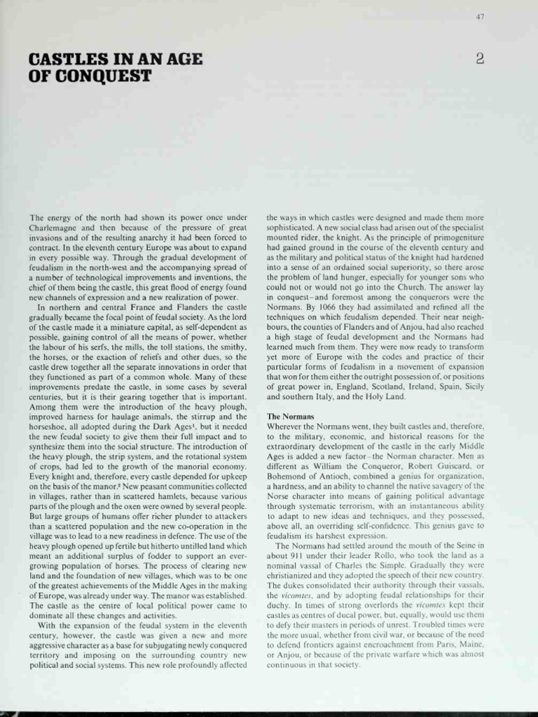 Castles of Europe, Castles in an Age of Conquest Part 1 | PDF | Castle ...