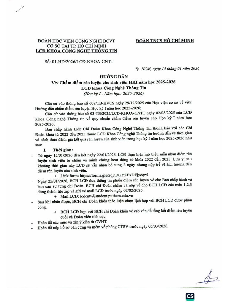 01 Hd2026lcd Khoa Cntt | PDF