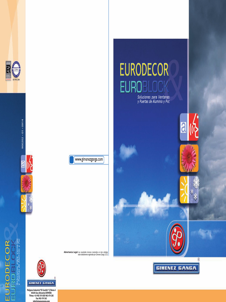 1429956270Catalogo Euroblock Eurodecor Ed1 2014 01 b | PDF | Aluminio ...