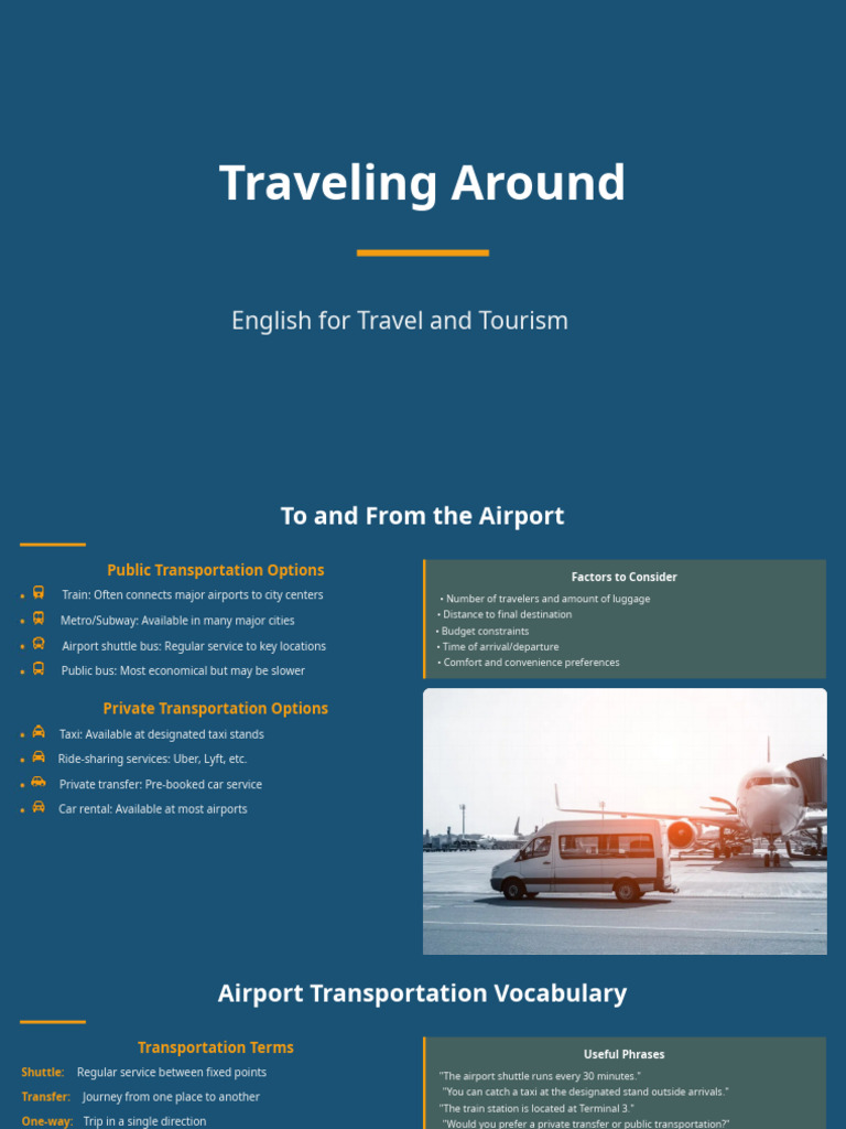 Airport Transportation Guide for Travelers | PDF | Transport | Land ...