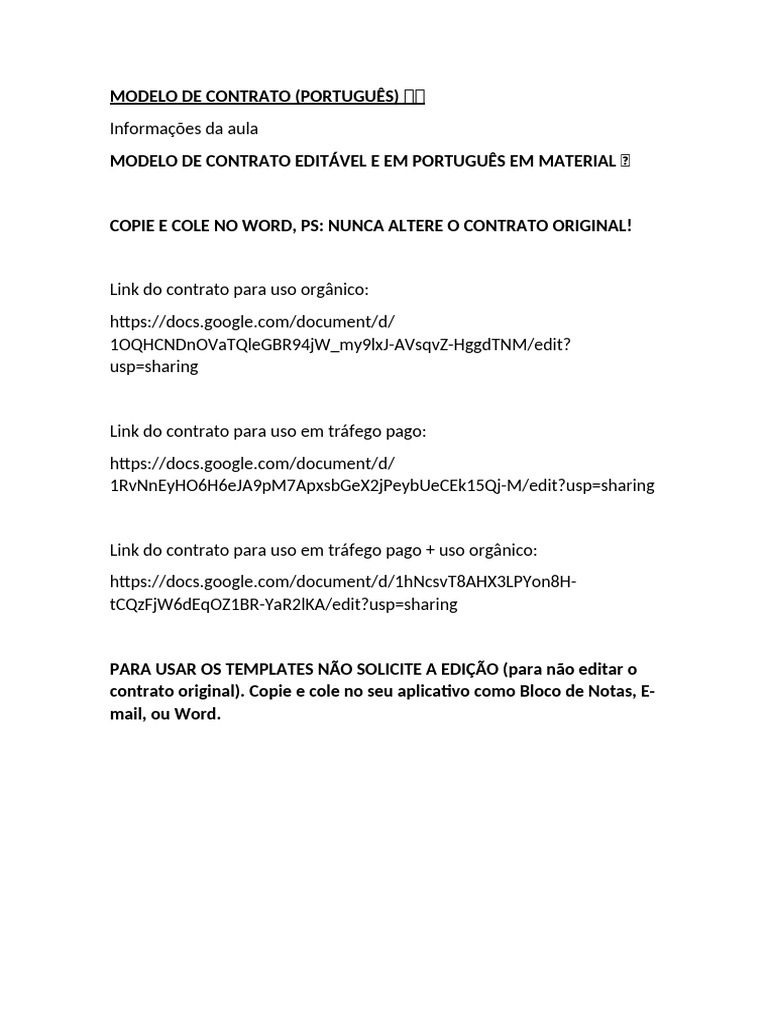 MODELO DE CONTRATO importante UGC1 | PDF | Propriedade intelectual | Redes sociais