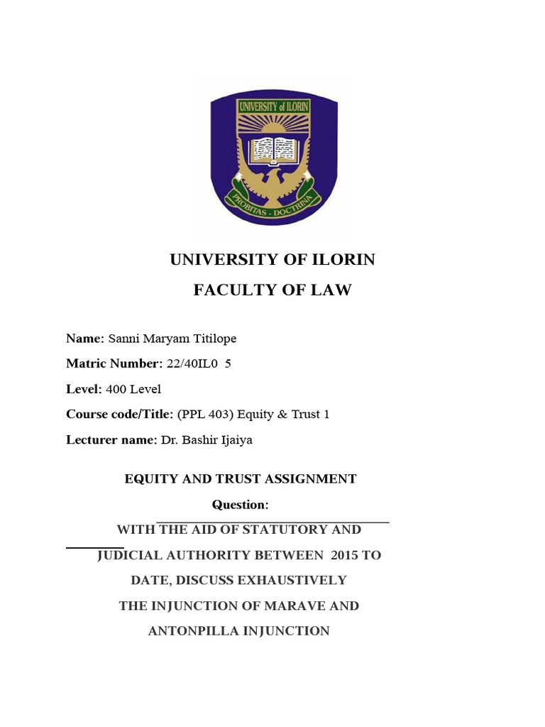 700687873-Mareva-Injunction-By-Ajape-Abdulsamad-Abiola | PDF ...