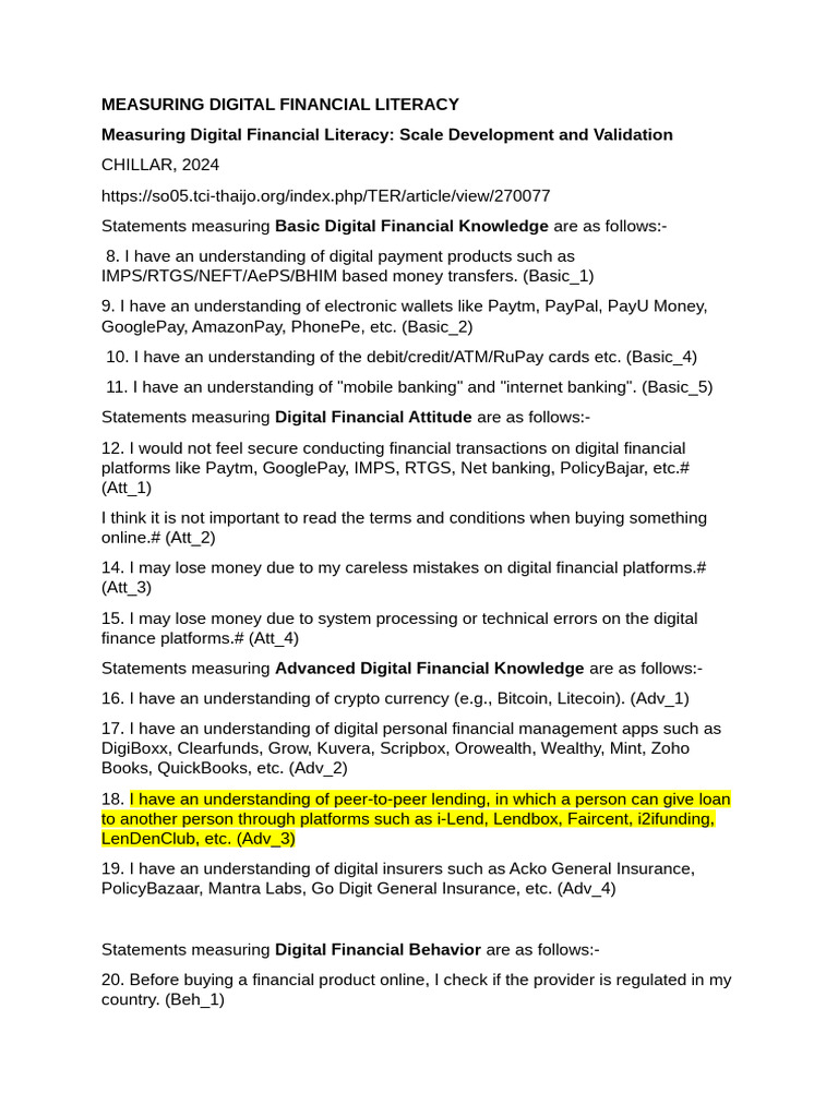 Statements | PDF | Personal Finance | Service Industries