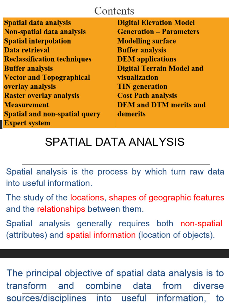 Spatial Data Analysis Pdf Interpolation Spatial Analysis