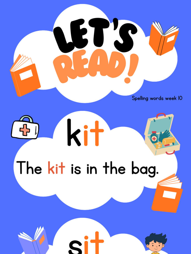 Let's Read! CVC Words Presentation Week 10 | PDF