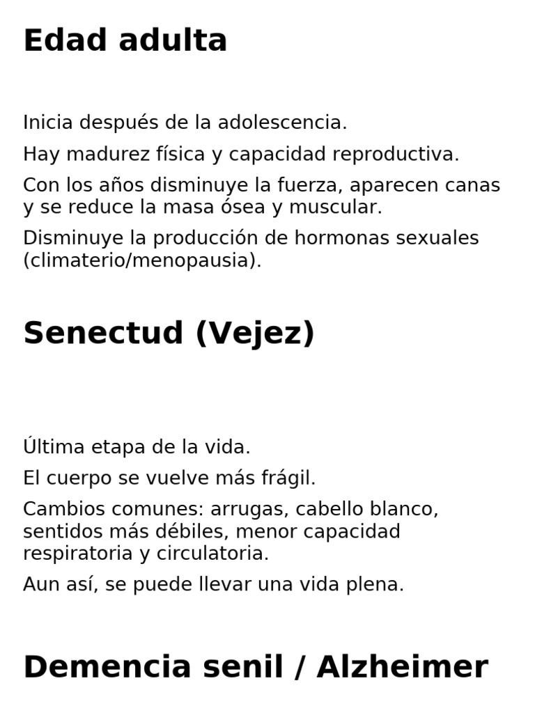 Edad adulta | PDF