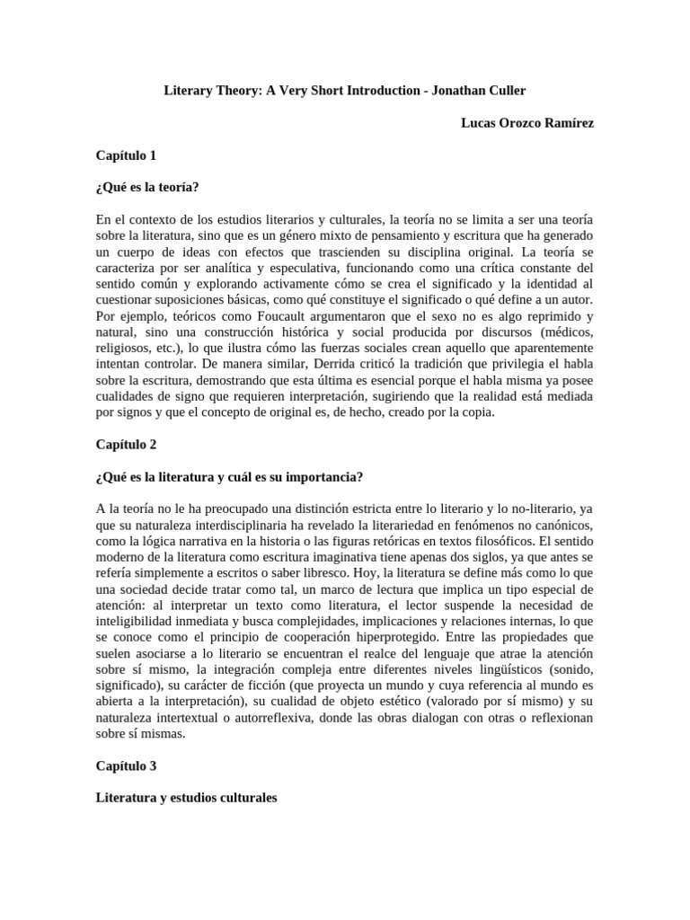 Literary Theory | PDF | Estudios culturales | Narrativa