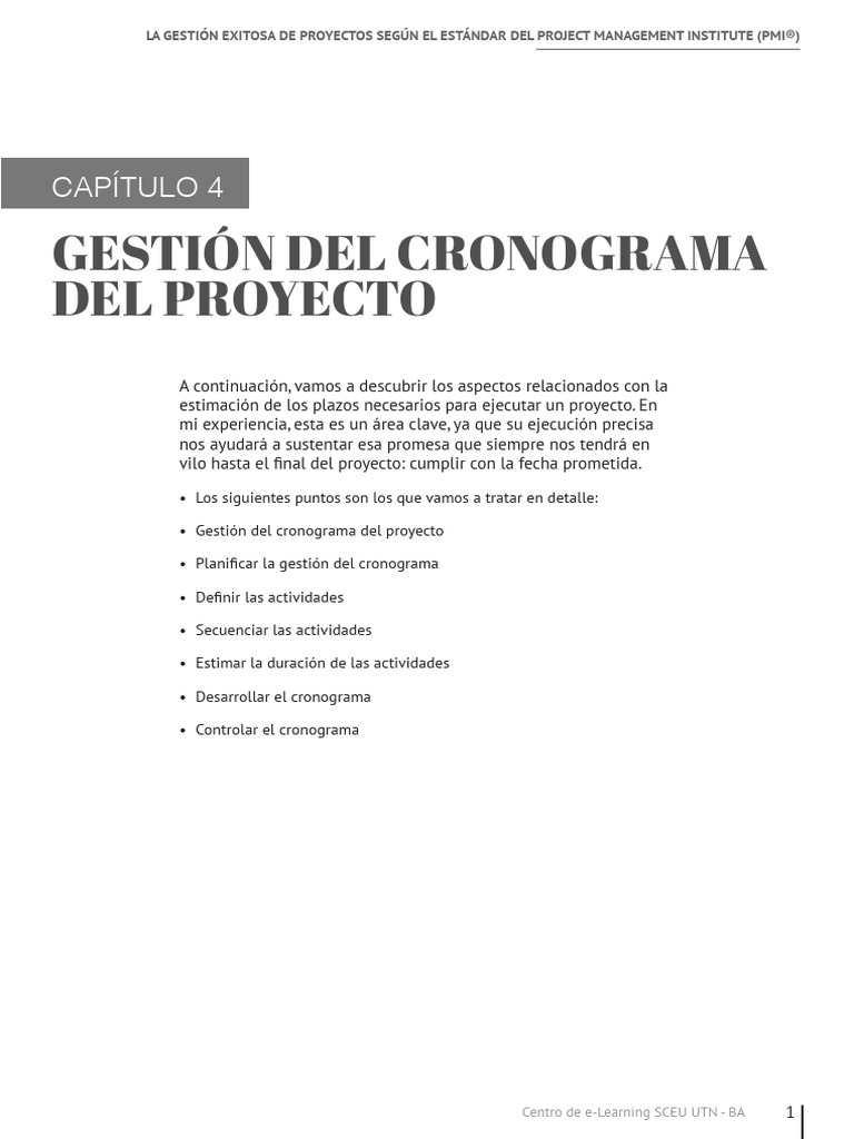 Capitulo-4-desbloqueado | PDF | Gestión de proyectos | Software