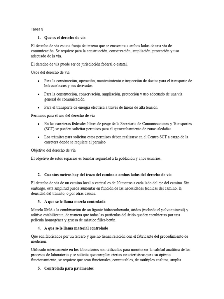 tarea 3 pavimentos | PDF | Eje | Destilación