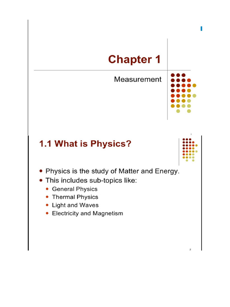 Physical Quantities My Notes A1 | PDF