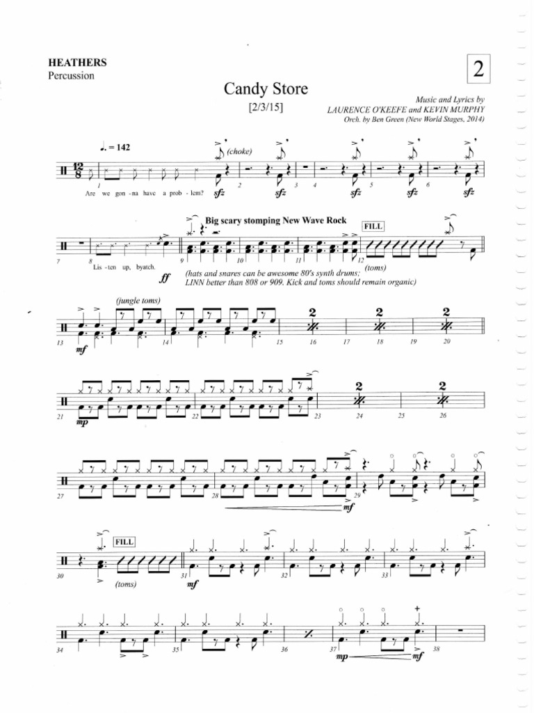 Candy Store Percussion | PDF