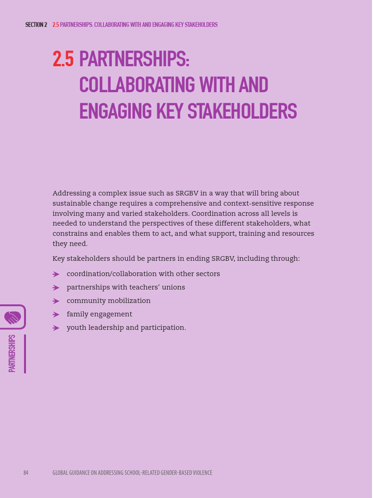 Collaboration With and Engaging Stakeholders | PDF | Violence | Teachers