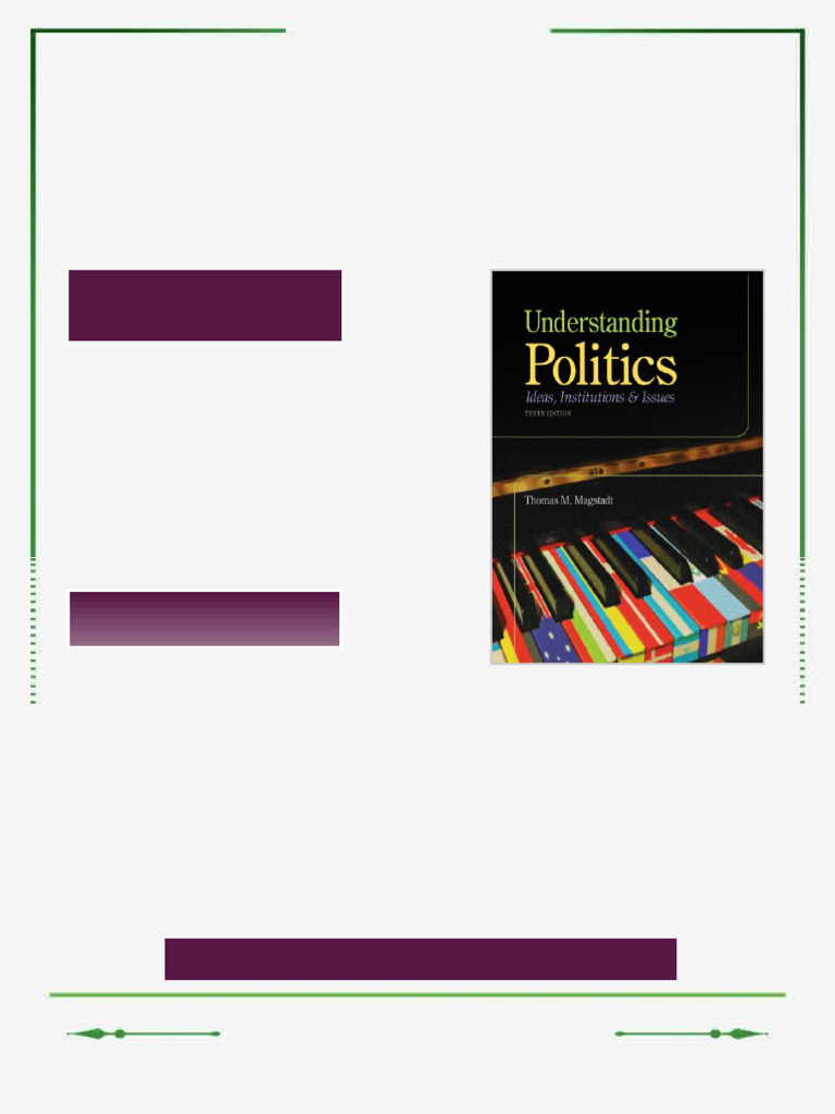 Understanding Politics 10th Edition Thomas M. Magstadt ebook editor ...