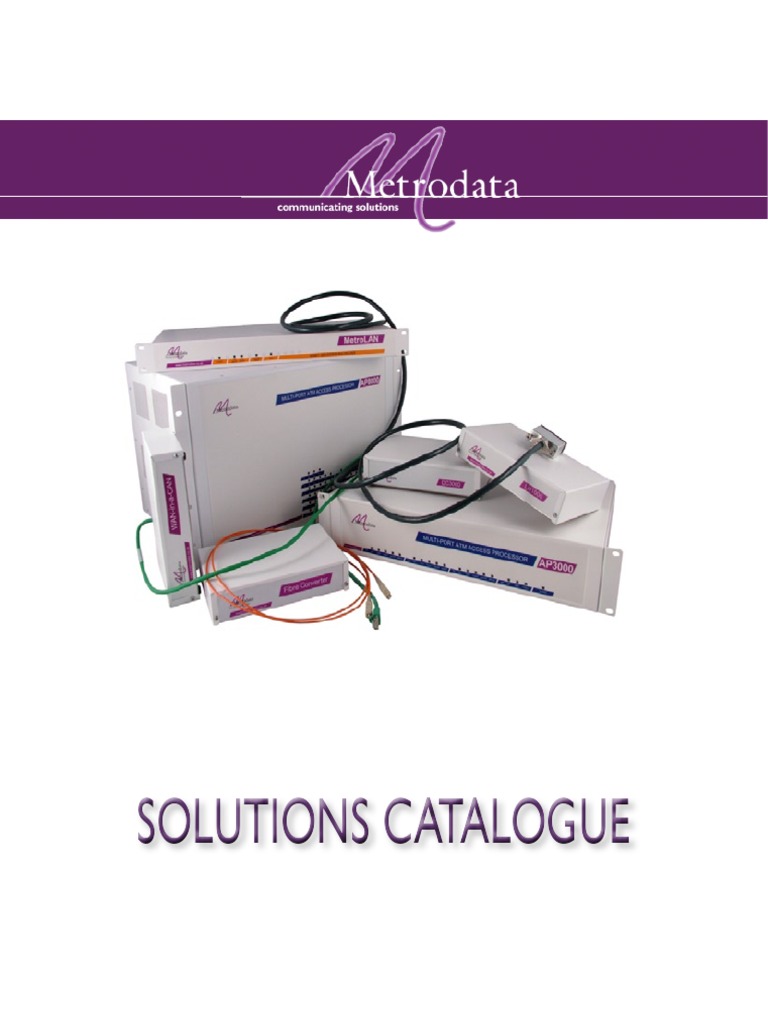 Metrodata Solutions Catalogue | PDF | Asynchronous Transfer Mode ...
