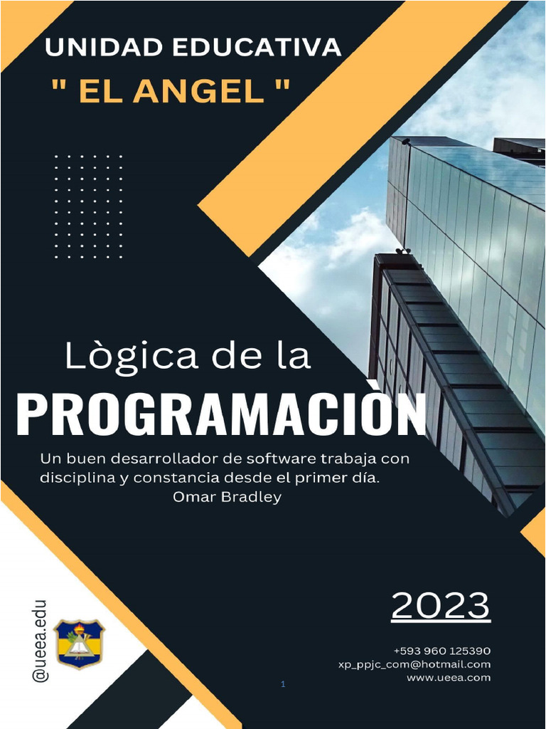 Libro de Programacion i | PDF | Lenguaje de programación | Programación de computadoras
